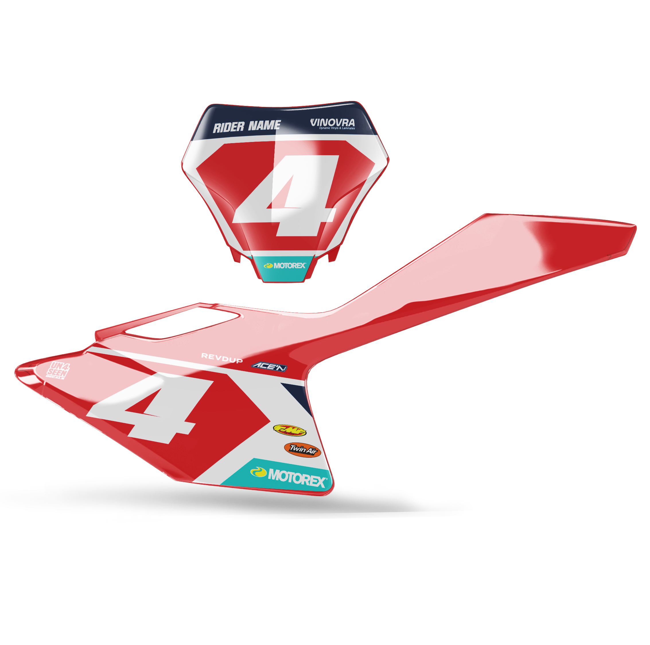 GASGAS Number Background Decals - Lumo New Zealand