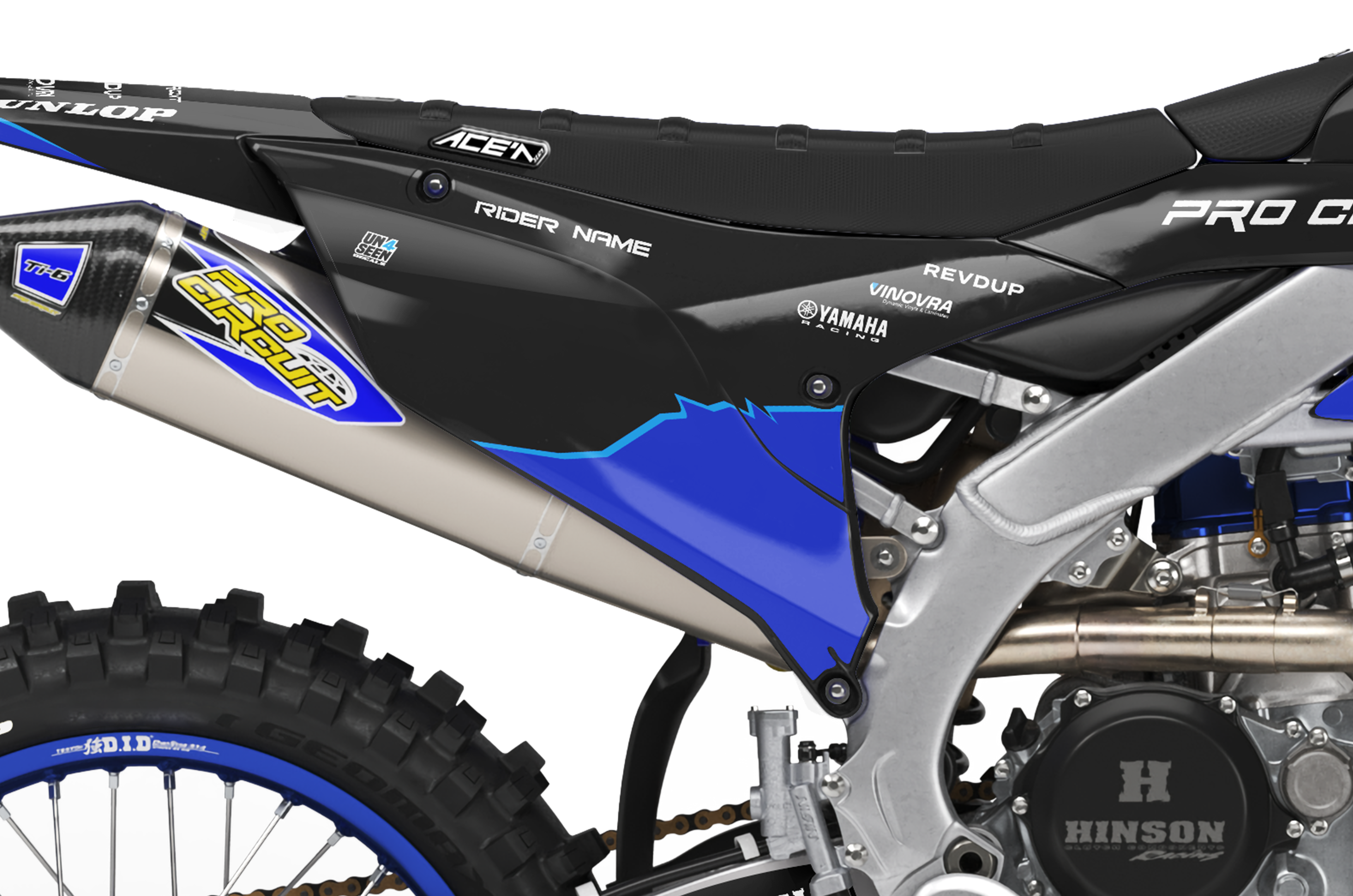 Yamaha Graphics Kit - Legacy Blue New Zealand